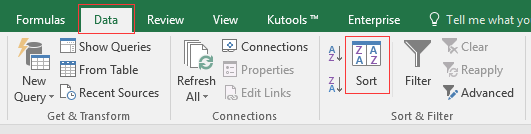 How to create a chart in ranking order in Excel?