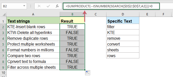 How To Check If Cell Contains One Of Several Values In Excel 
