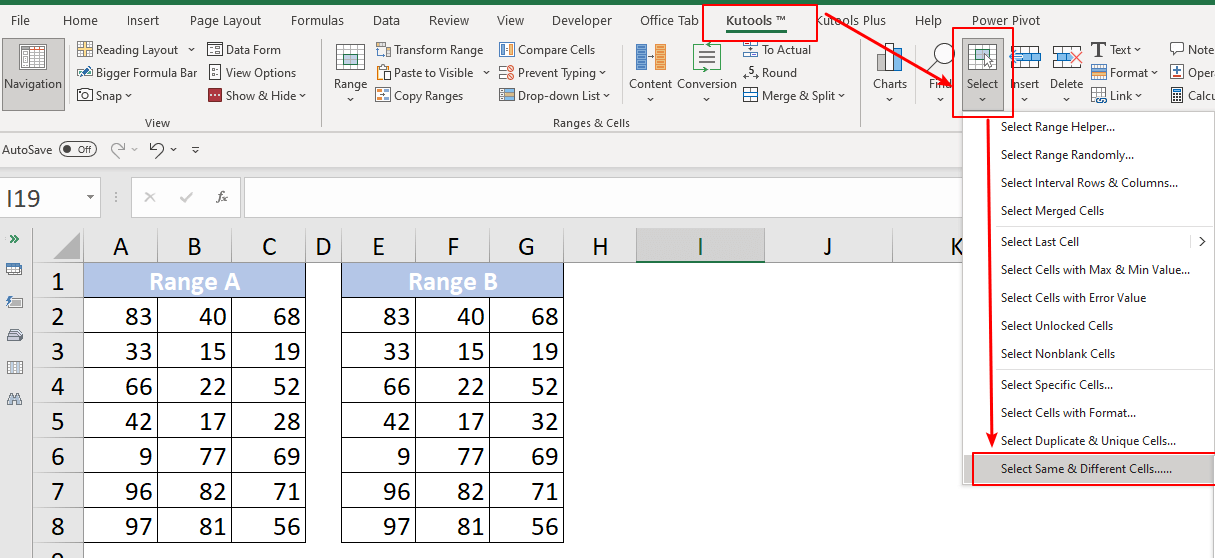 How To Check If Two Ranges Are Equal In Excel 