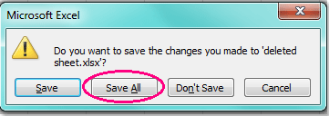 How to quickly close all opened workbooks?