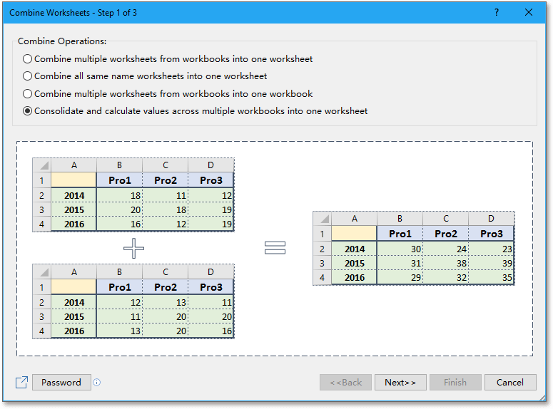 How to collect data from multiple sheets to a master sheet in Excel?