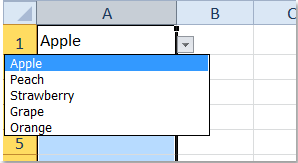 How to color coded drop down list in Excel?