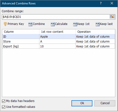 Excel Tutorial: Combine Columns, Rows, Cells