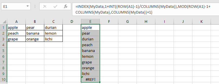Excel Tutorial: Combine Columns, Rows, Cells