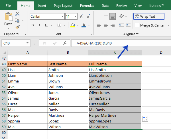 Excel Tutorial: Combine Columns, Rows, Cells