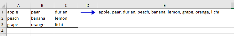 Excel Tutorial: Combine Columns, Rows, Cells
