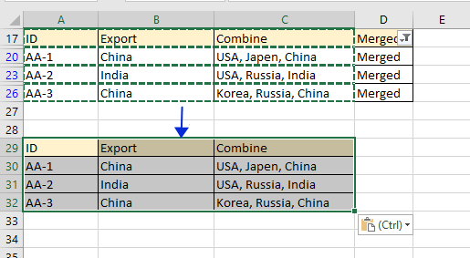 Excel Tutorial Combine Columns Rows Cells