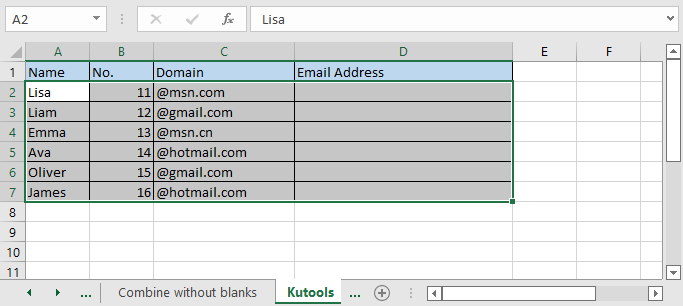 Excel Tutorial: Combine Columns, Rows, Cells