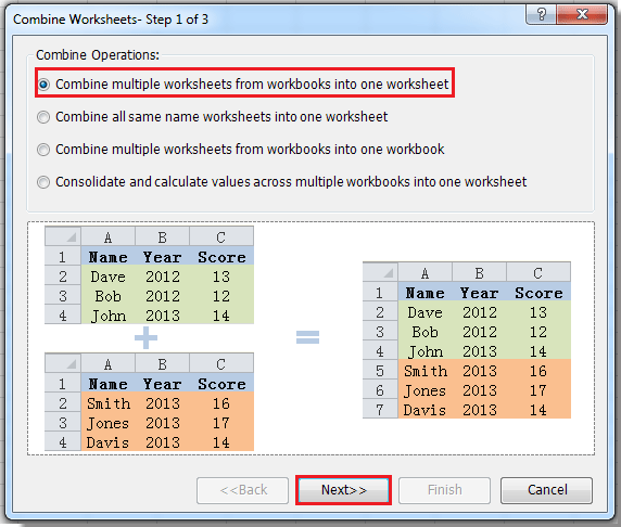 How To Combine Ranges From Different Worksheets Into One In Excel 