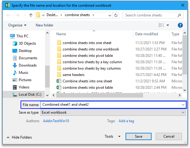 Excel Tutorial: Combine Multiple Workbooks/Worksheets into One