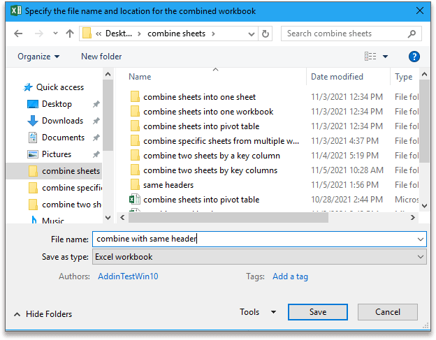 Excel Tutorial: Combine Multiple Workbooks/Worksheets into One