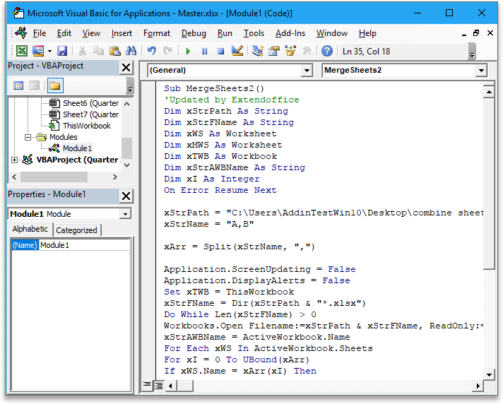 Excel Tutorial: Combine Multiple Workbooks/Worksheets into One