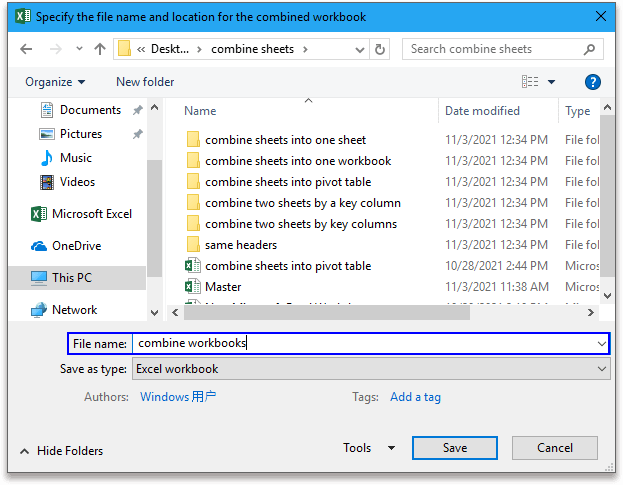 Excel Tutorial: Combine Multiple Workbooks/Worksheets into One
