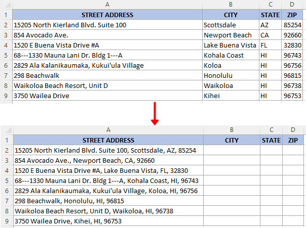 Combine two columns in Excel (Step-by-step tutorial)