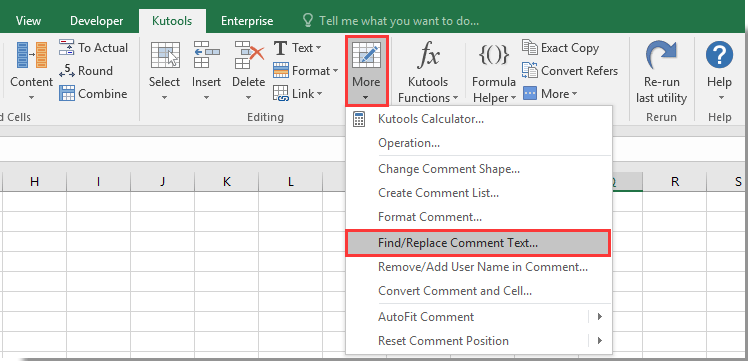 How to change all comments’ author name in Excel?