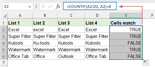 Compare If Multiple Cells Are Equal Easy Tutorial 2632