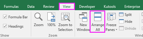 How to compare Excel sheets side by side?