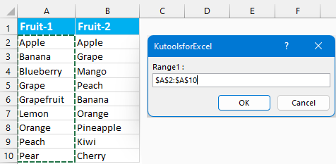 Compare two columns to find duplicates in Excel (Full guide)