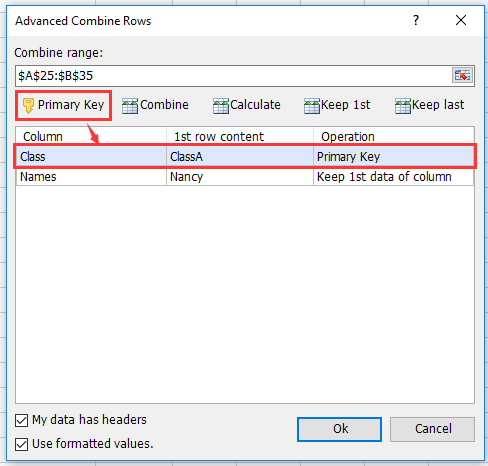 How to concatenate rows into one cell based on group in Excel?
