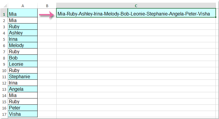how-to-concatenate-unique-values-in-excel
