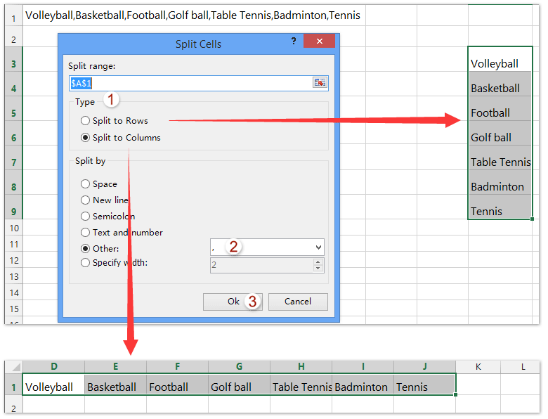 How To Convert Column List To Comma Separated List In Excel 