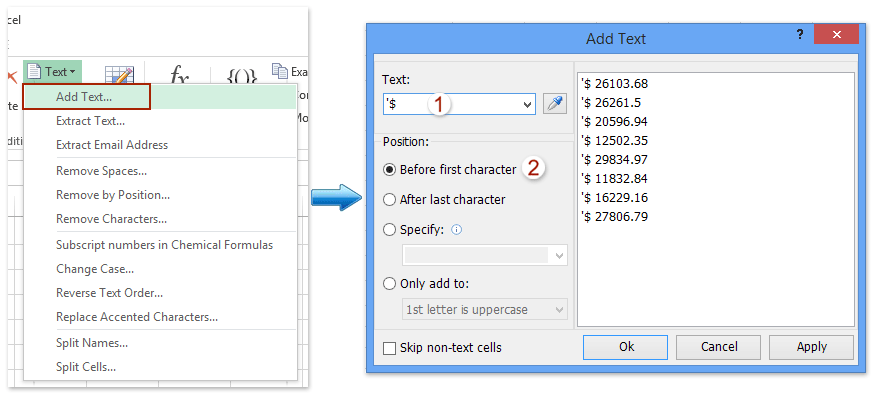 How To Convert Currency To Text With Formatting Or Vice Versa In Excel