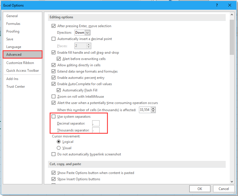 How To Convert Commas To Decimal Points Or Vice Versa In Excel 