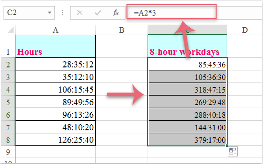 How To Convert Hours To Days In Excel Tutorial Pics