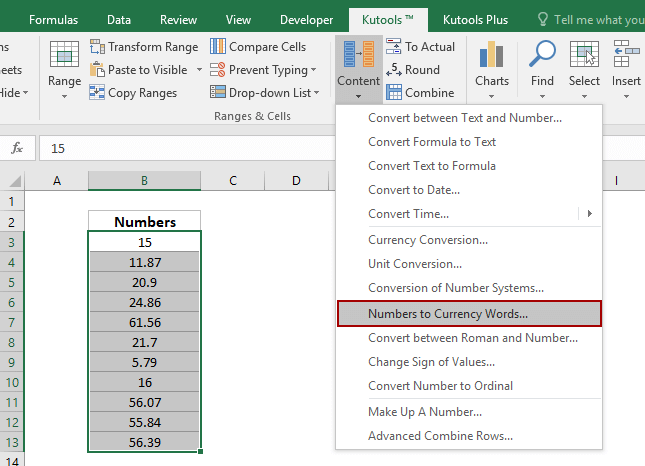 How to convert letter to number or vice versa in Excel?