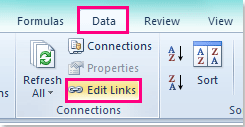 How to convert external links to values in Excel?