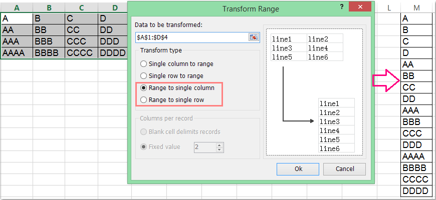 How To Combine Multiple Columns Into One List In Excel 