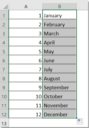How to convert month name to number in Excel?