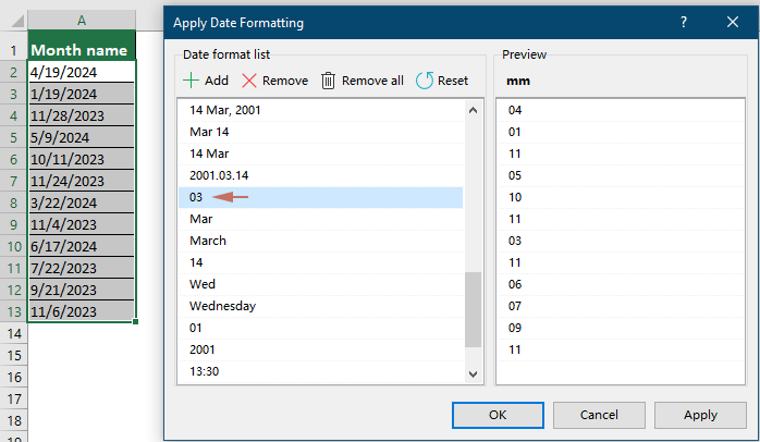 3 easy methods to convert month name to number in Excel