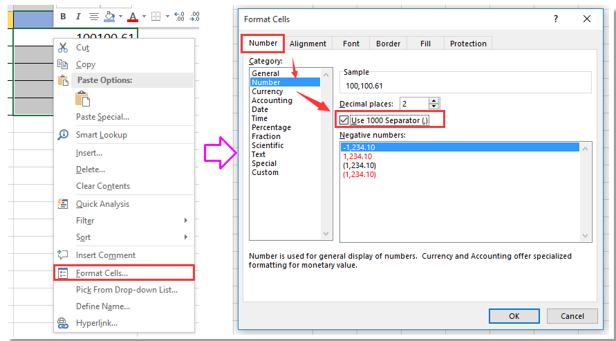 How To Convert Number Format Between European And US In Excel 