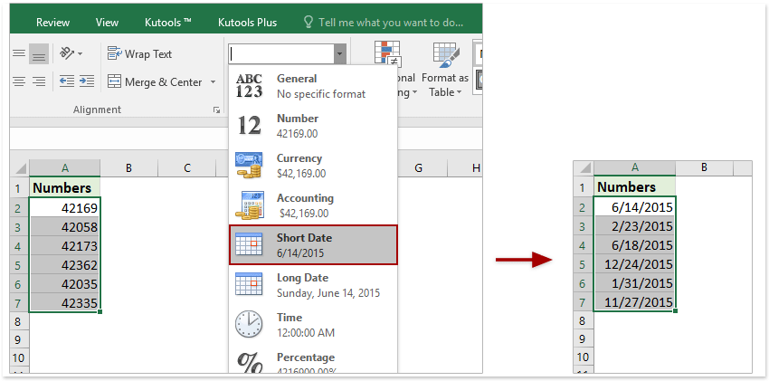 How To Convert Numbers To Year month day Or Date In Excel 