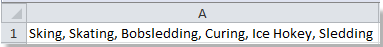How to convert one cell to multiple cells/rows in Excel?