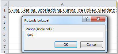 How to convert one cell to multiple cells/rows in Excel?