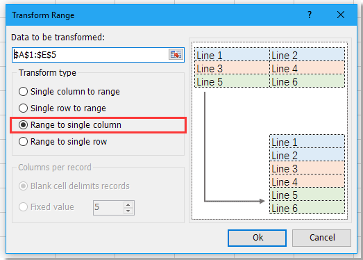 How To Transpose Convert Columns And Rows Into Single Column