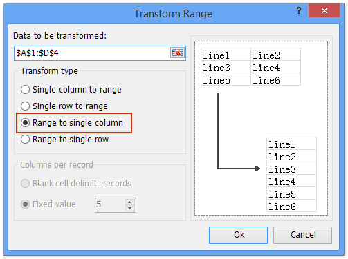 How to convert range to table or vice versa in Excel?