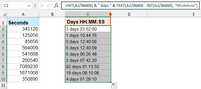 Convert Seconds To Hhmmss Time Format In Excel 2 Easy Ways 8938