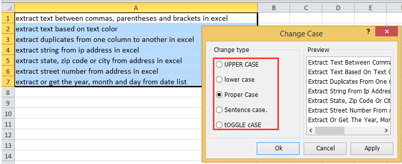How To Convert Lowercase To Proper Or Sentence Case In Excel 