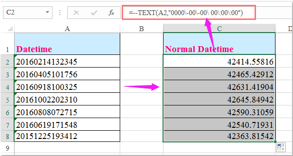How To Convert Yyyymmddhhmmss Date Format To Normal Datetime In Excel 