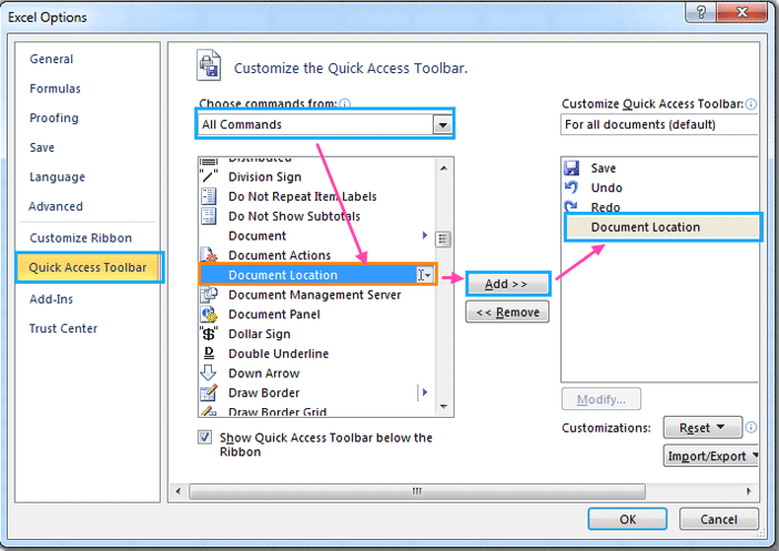How To Quickly Insert File Path Into Excel 