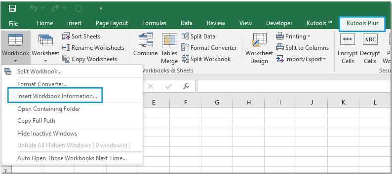 How To Quickly Insert File Path Into Excel 