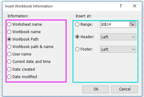 How to quickly insert file path into Excel?