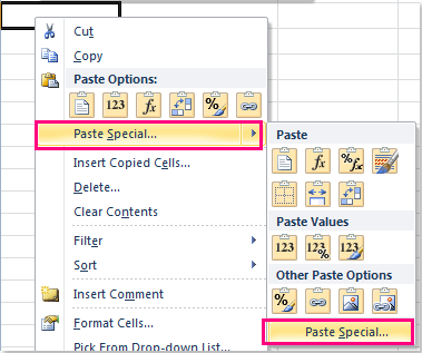 How to copy and paste without borders in Excel?