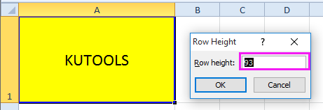 How to copy and paste row height only in Excel?