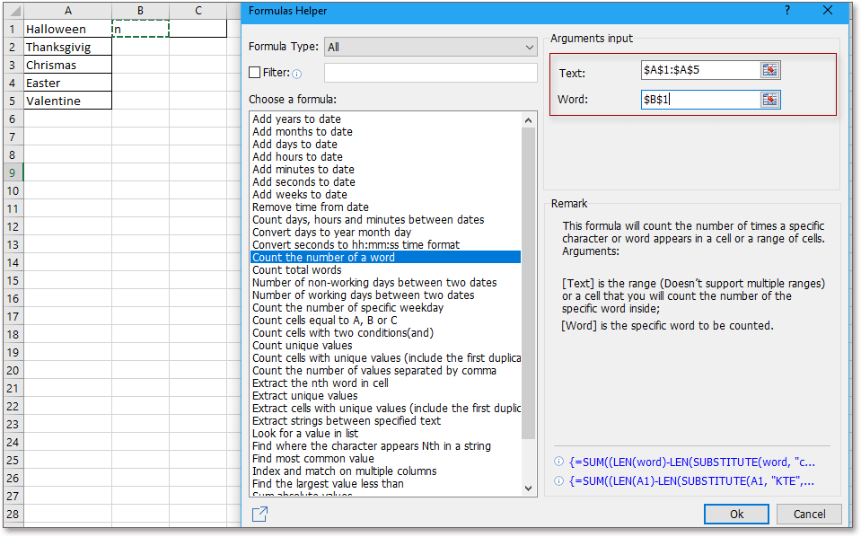 How To Count A Character In An Excel Cell Or A Range 