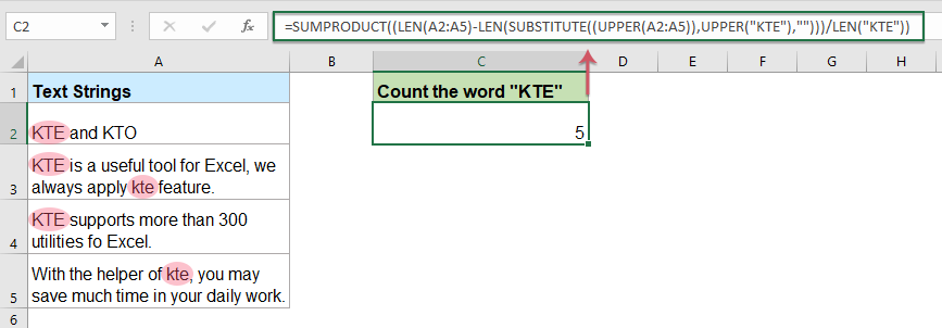 How To Count The Number Of Times A Word Appears In A Range