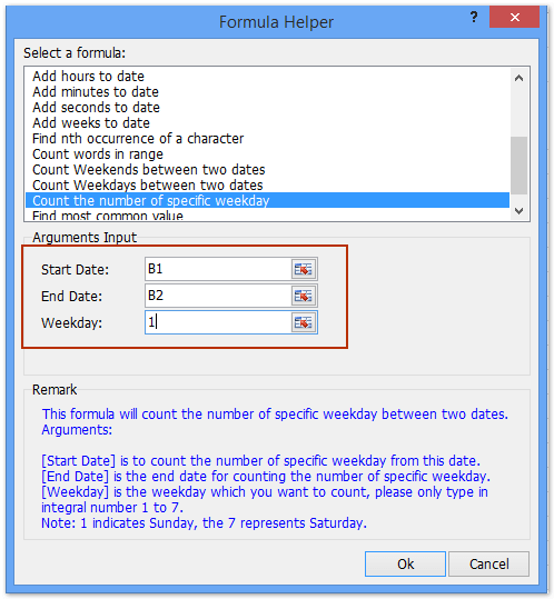 How To Count The Number Of Days Except Sunday weekends In Excel How To Count The Number Of Days Except Sunday weekends In Excel